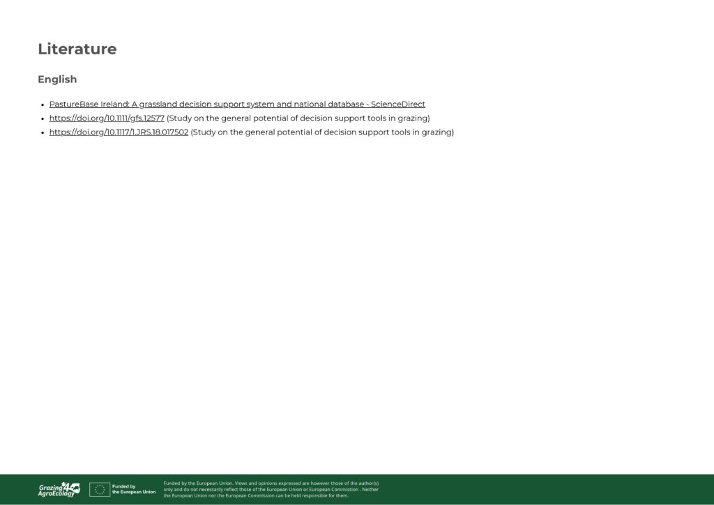 Grass allocation using Pasture Base Ireland – Encyclopedia pratensis