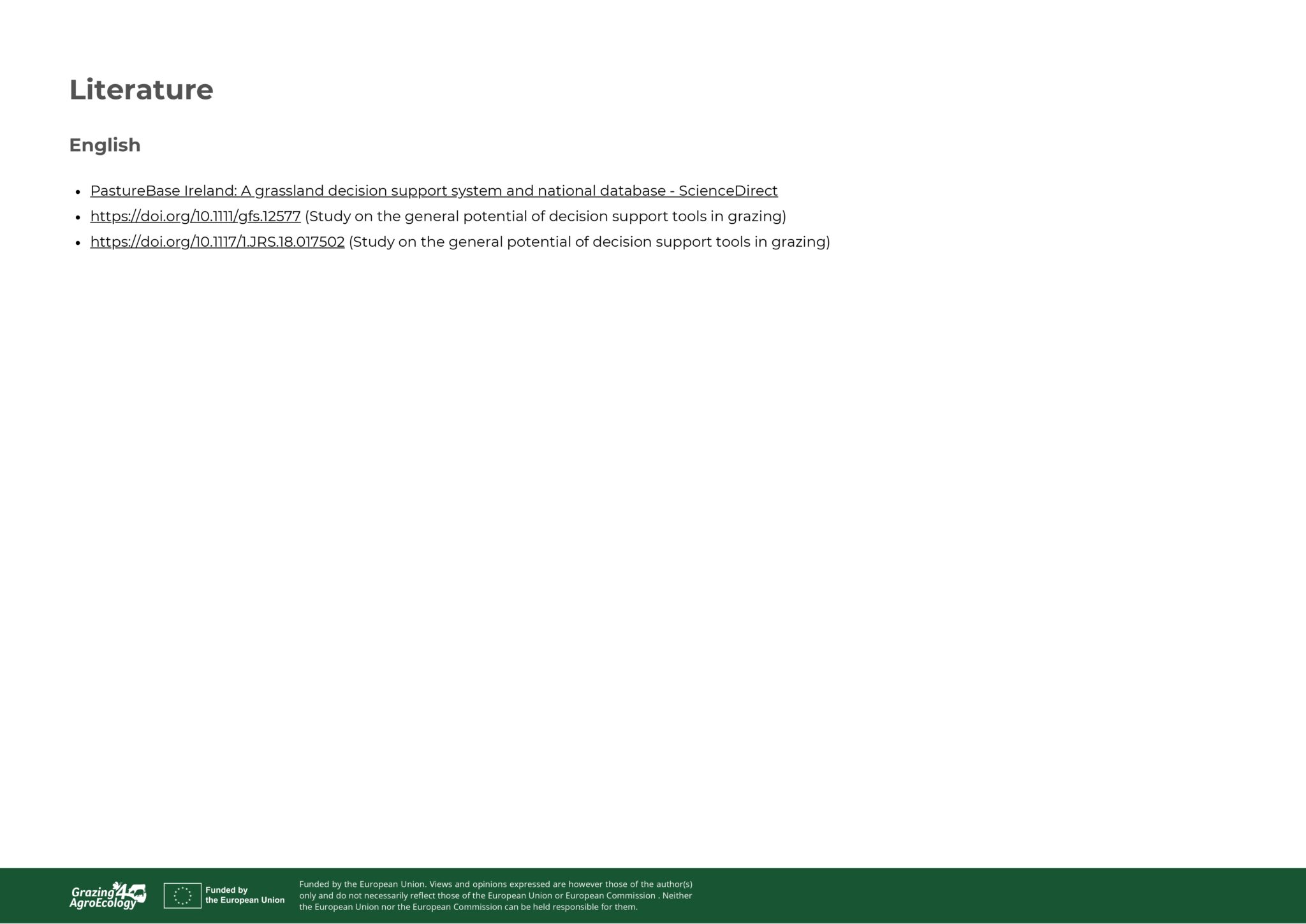 Grass allocation using Pasture Base Ireland – Encyclopedia pratensis